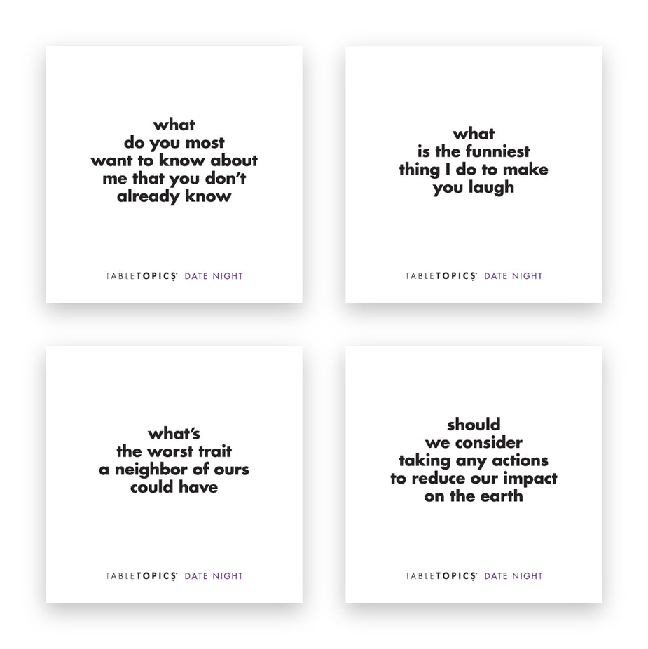 Conversation Starters for Couples' Date Nights - TableTopics