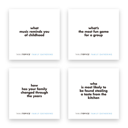 Conversation Starters – Icebreaker Games – TableTopics