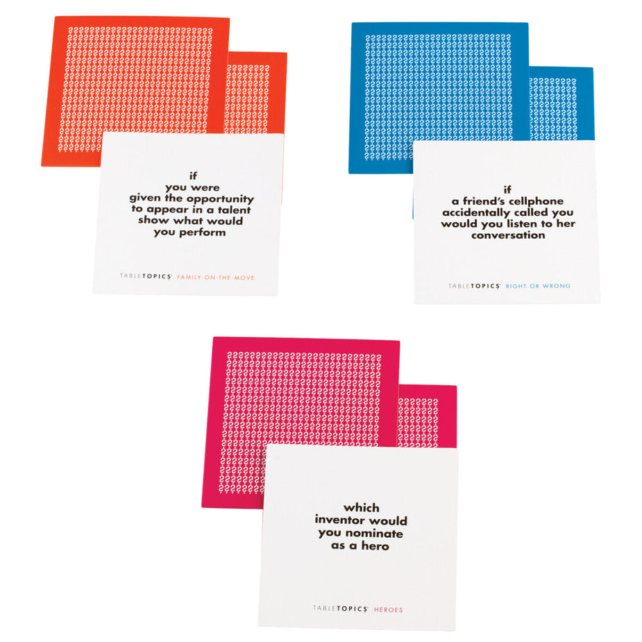 Conversation Starters – Icebreaker Games – TableTopics